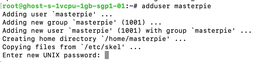 A guide for Ghost’s 1-click installation through DigitalOcean